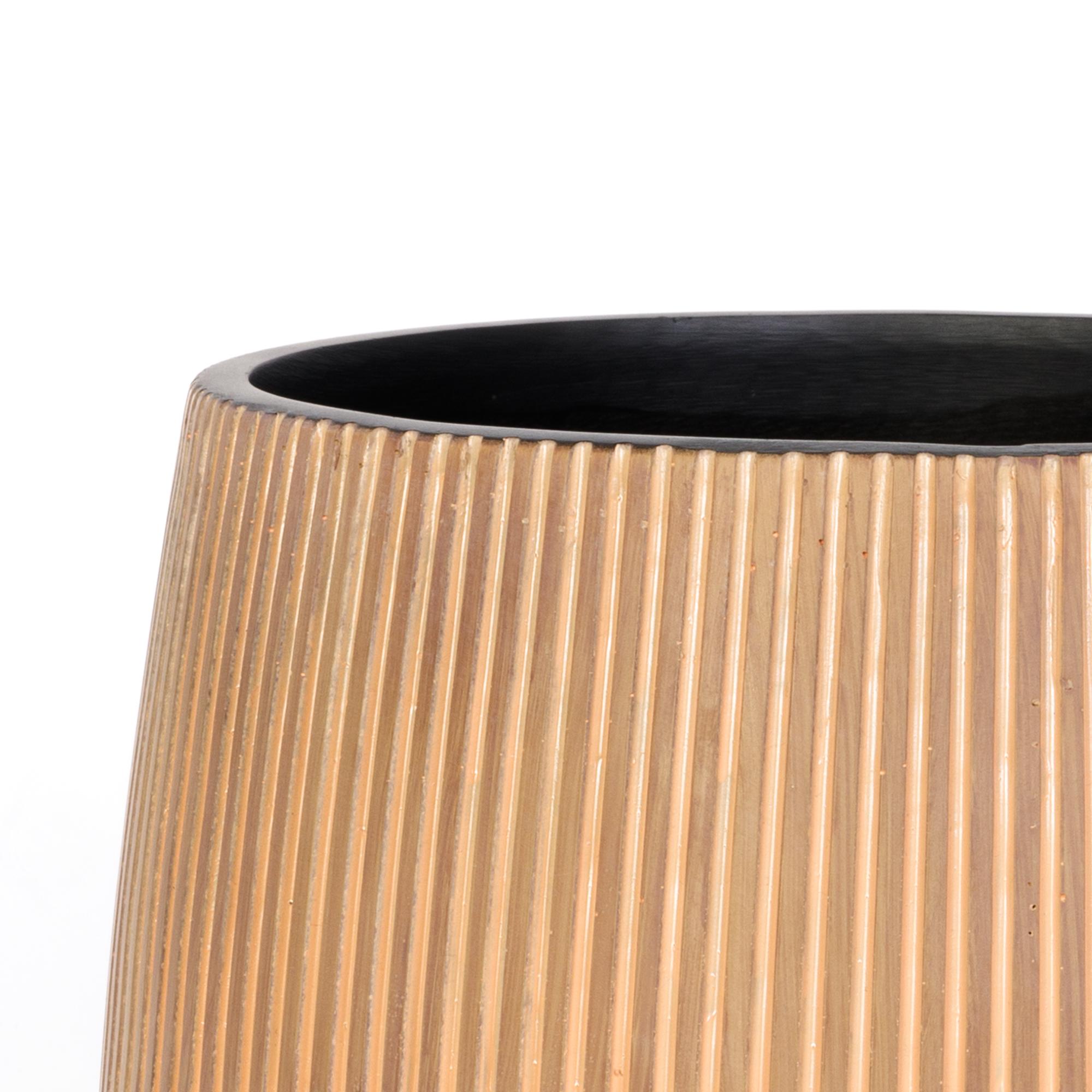 FR Polyresin Pot Brown 605268 | Furniture Republic